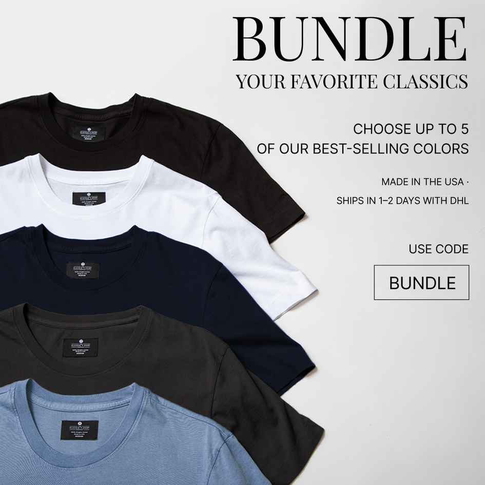 Sustainable Cotton Basics | The Classic T-Shirt Company USA